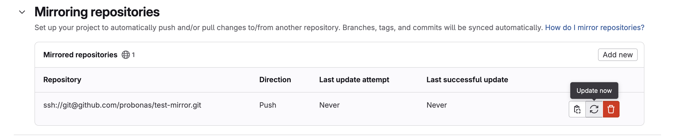 Mirror a GitLab Repository to GitHub Using SSH - probonas.net