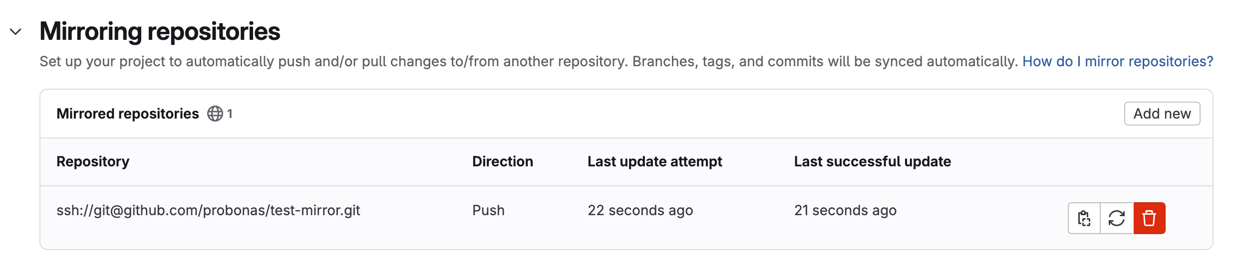 Mirror a GitLab Repository to GitHub Using SSH - probonas.net